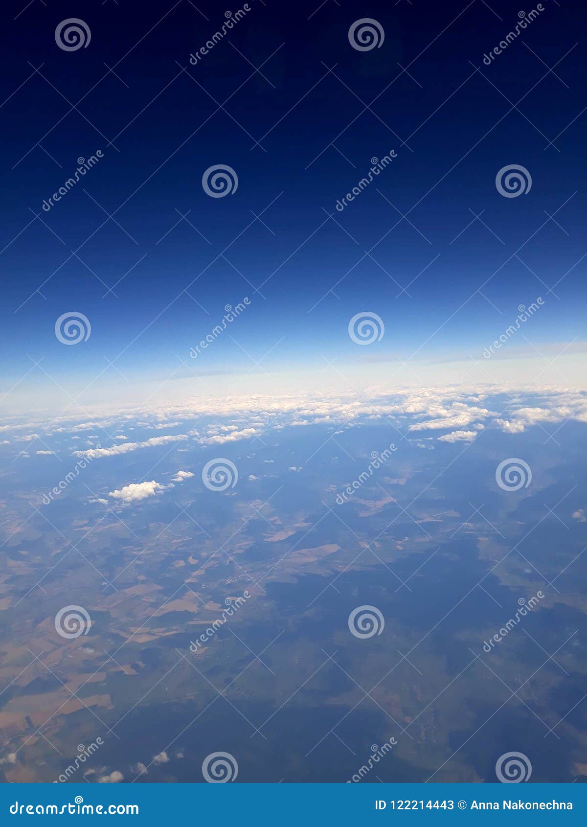 Top View from a Flying Plane To the Alps Stock Image - Image of blue ...