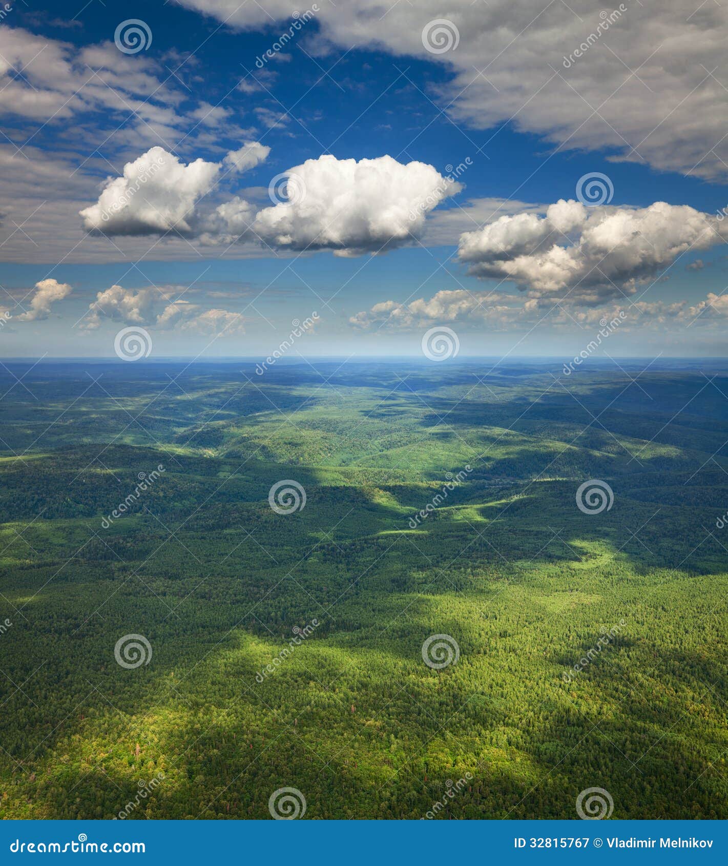 Top View of the Forest Hills Stock Image - Image of haze, view: 32815767