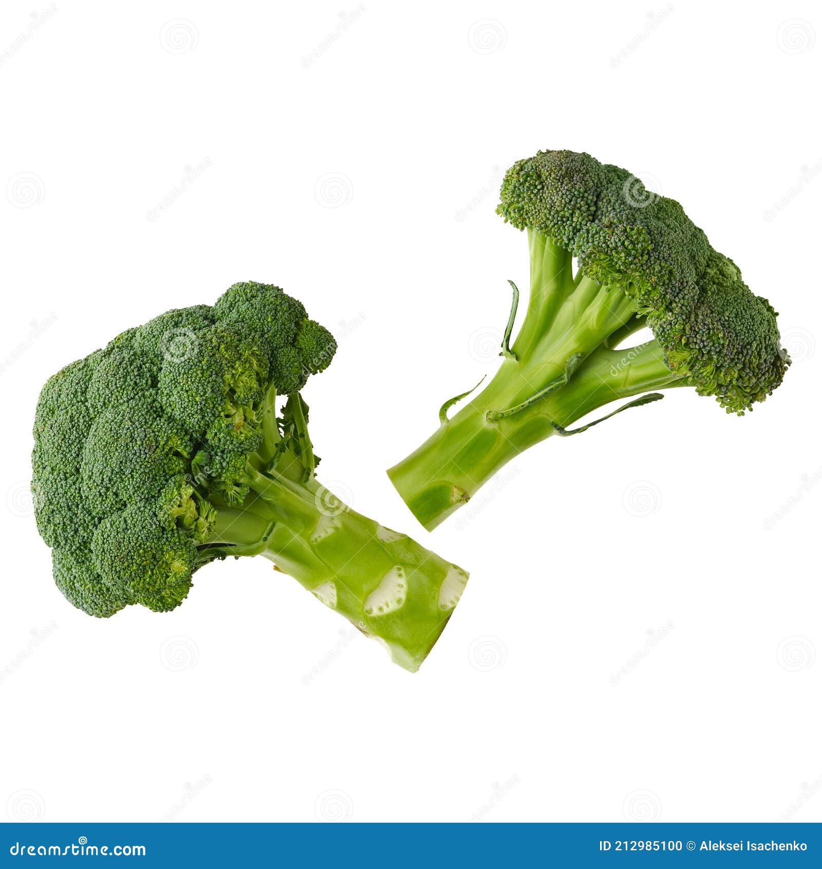 Top view of fresh broccoli stock photo. Image of cook - 212985100