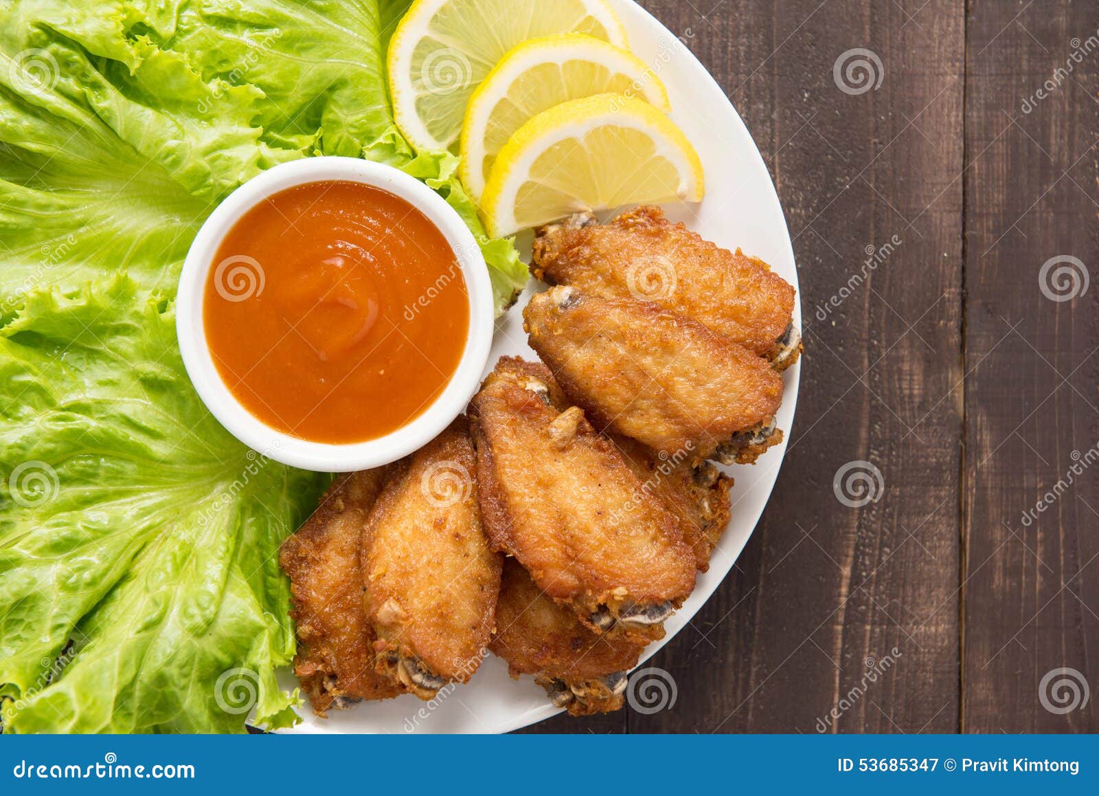 Top View Of Fried Tench Fish Served With Aromatic Rosemary, Lemo ...