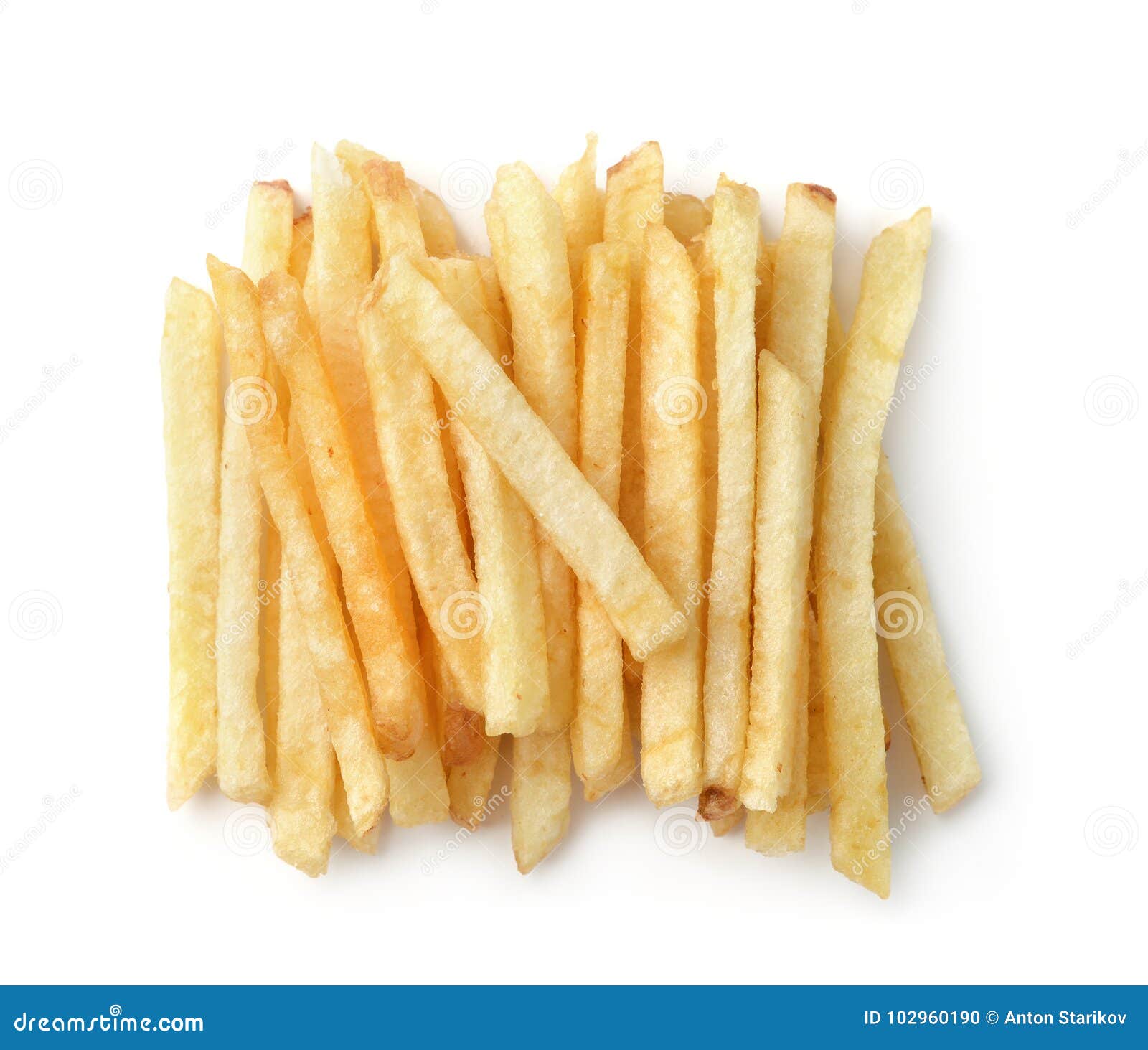 Top View of Fried Potato Sticks Stock Photo - Image of american, heap ...