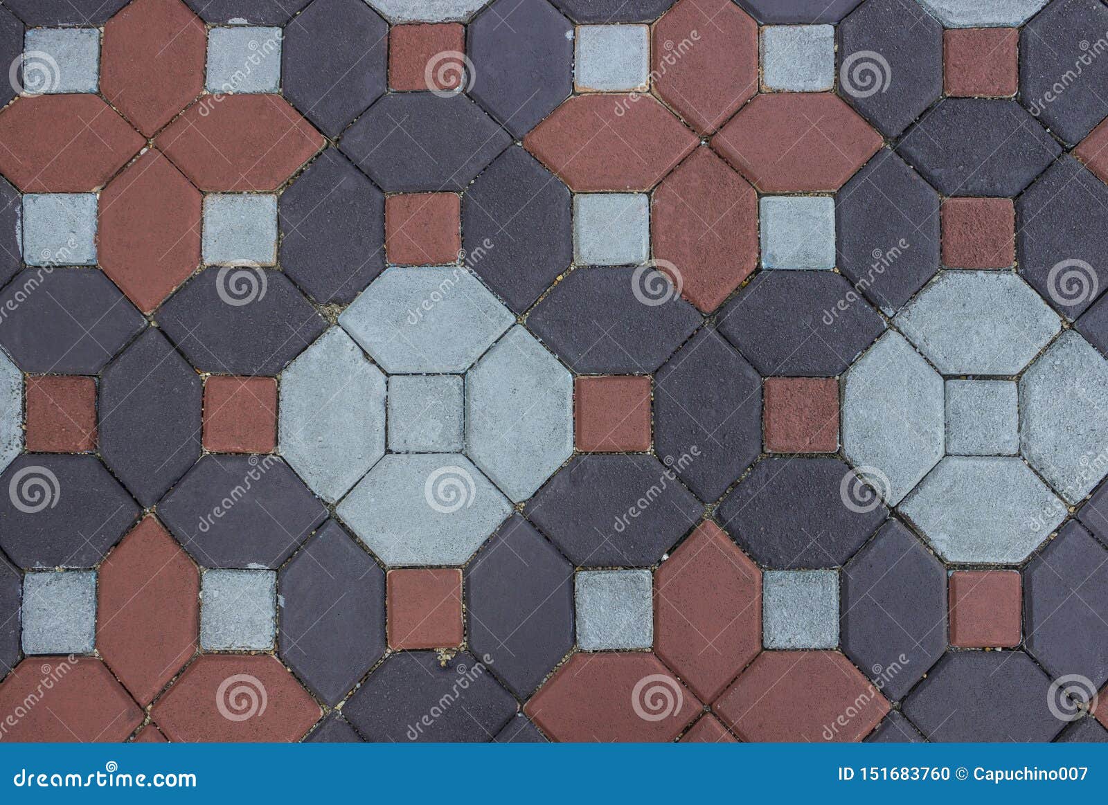 Top View Garden Brick Pathway Texture Royalty-Free Stock Image ...