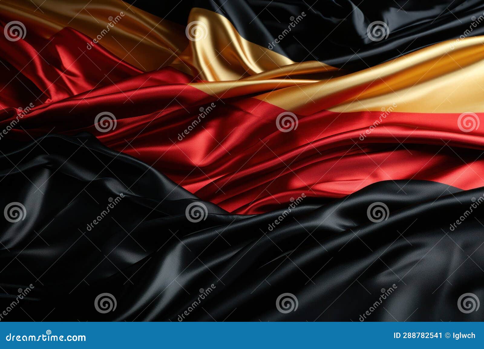 Top View of the German Flag in Black, Red and Gold Colors Stock ...