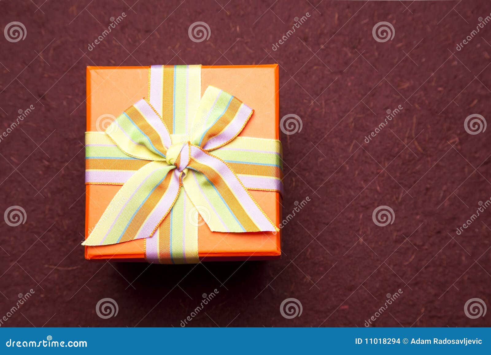 Top View Gift Box stock photo. Image of love, ribbon - 11018294