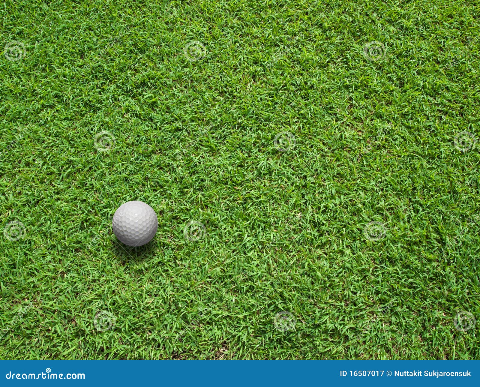 Top View of Golf ball stock image. Image of field, yard - 16507017