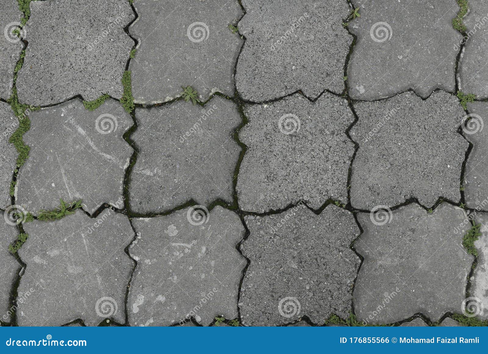 Top View Of Interlocking Concrete Paver Surface Royalty-Free Stock ...