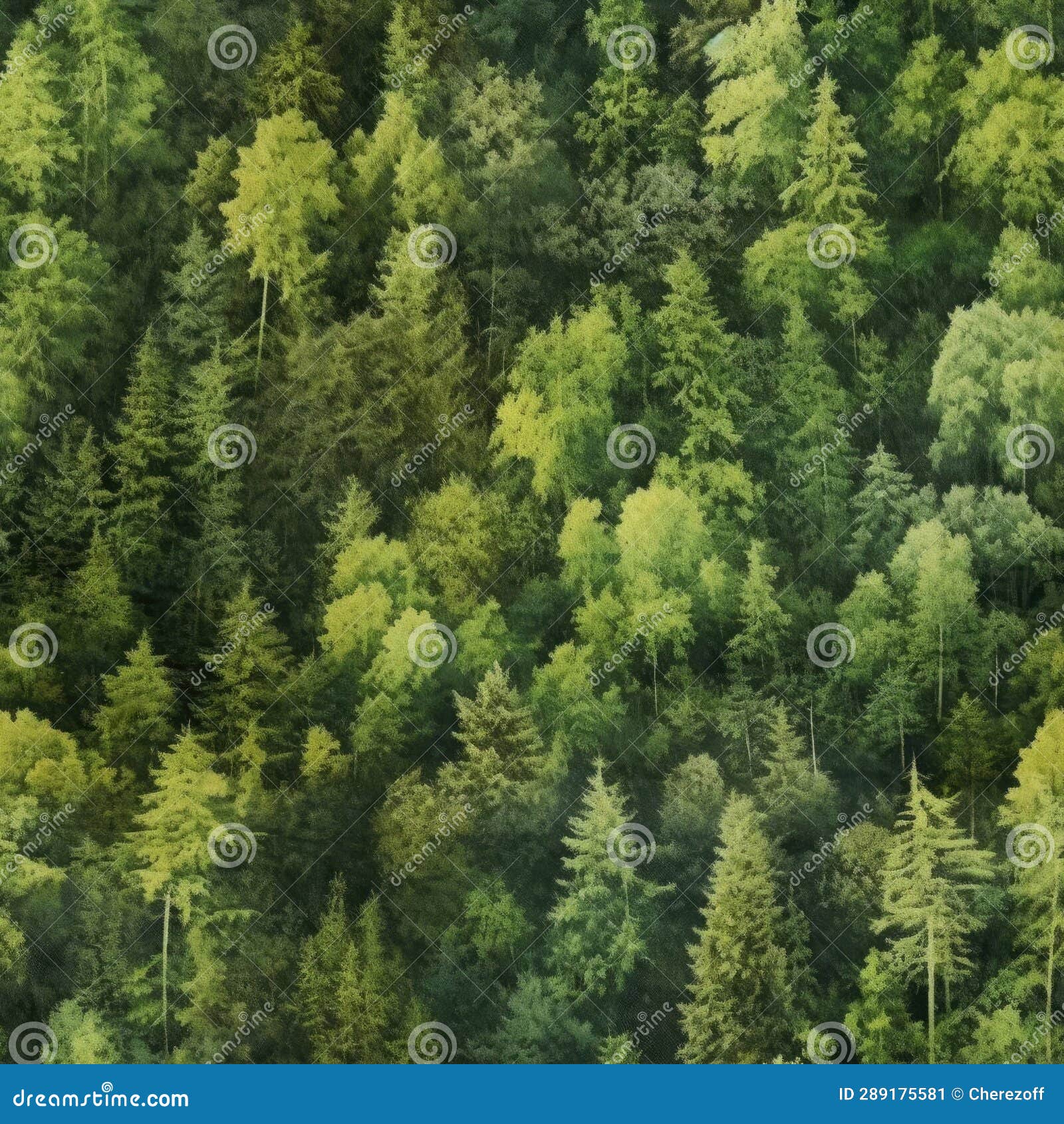 Top View of the Green Forest Stock Image - Image of environment, tree ...