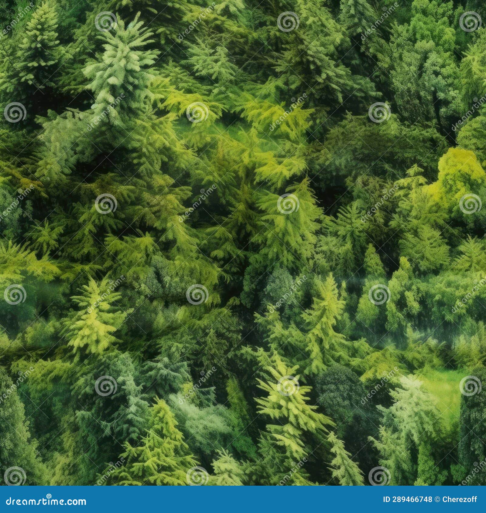 Top View of the Green Forest Stock Photo - Image of natural, green ...