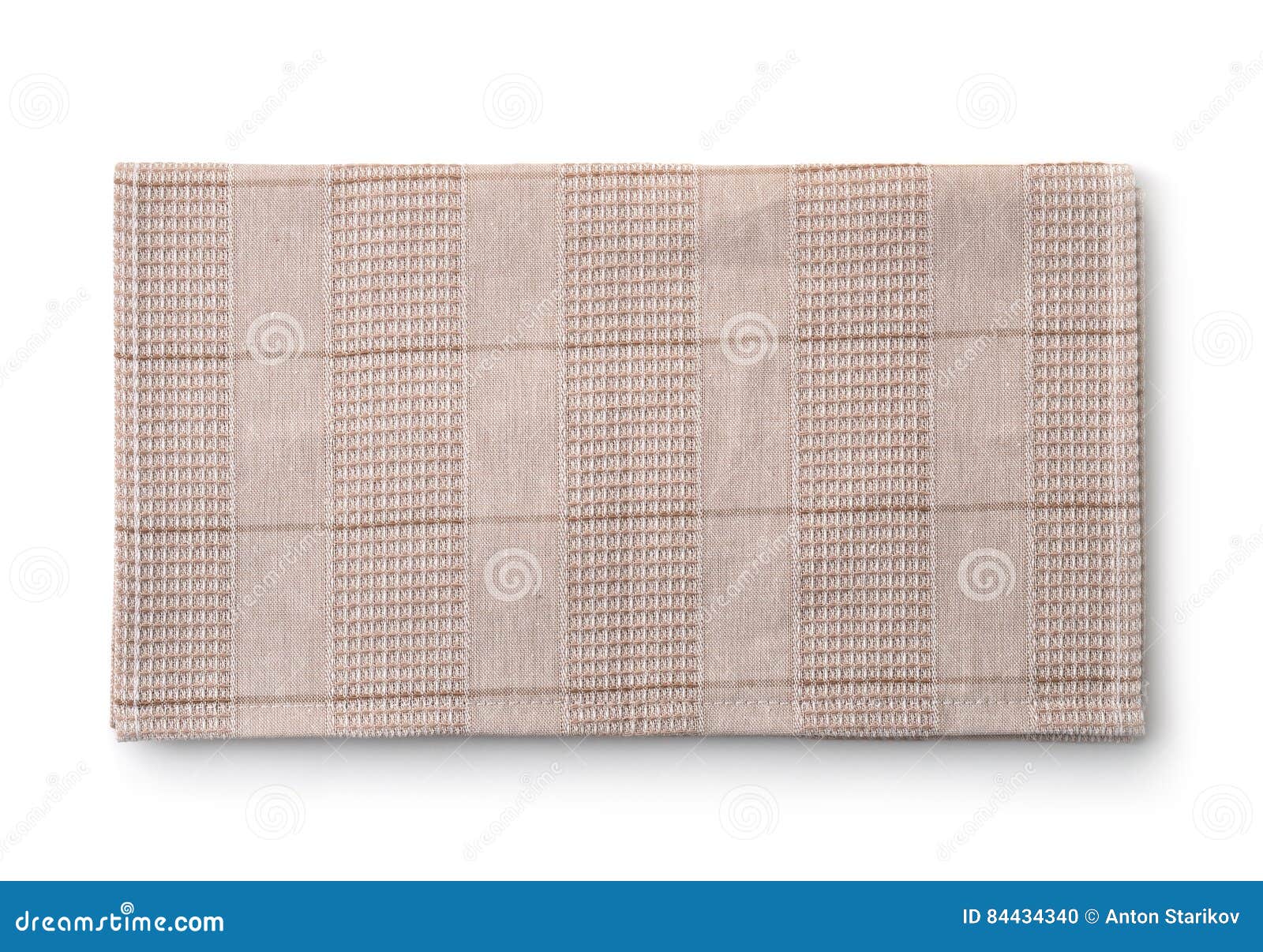 Top View of Grey Folded Kitchen Cloth Stock Photo - Image of napkin ...