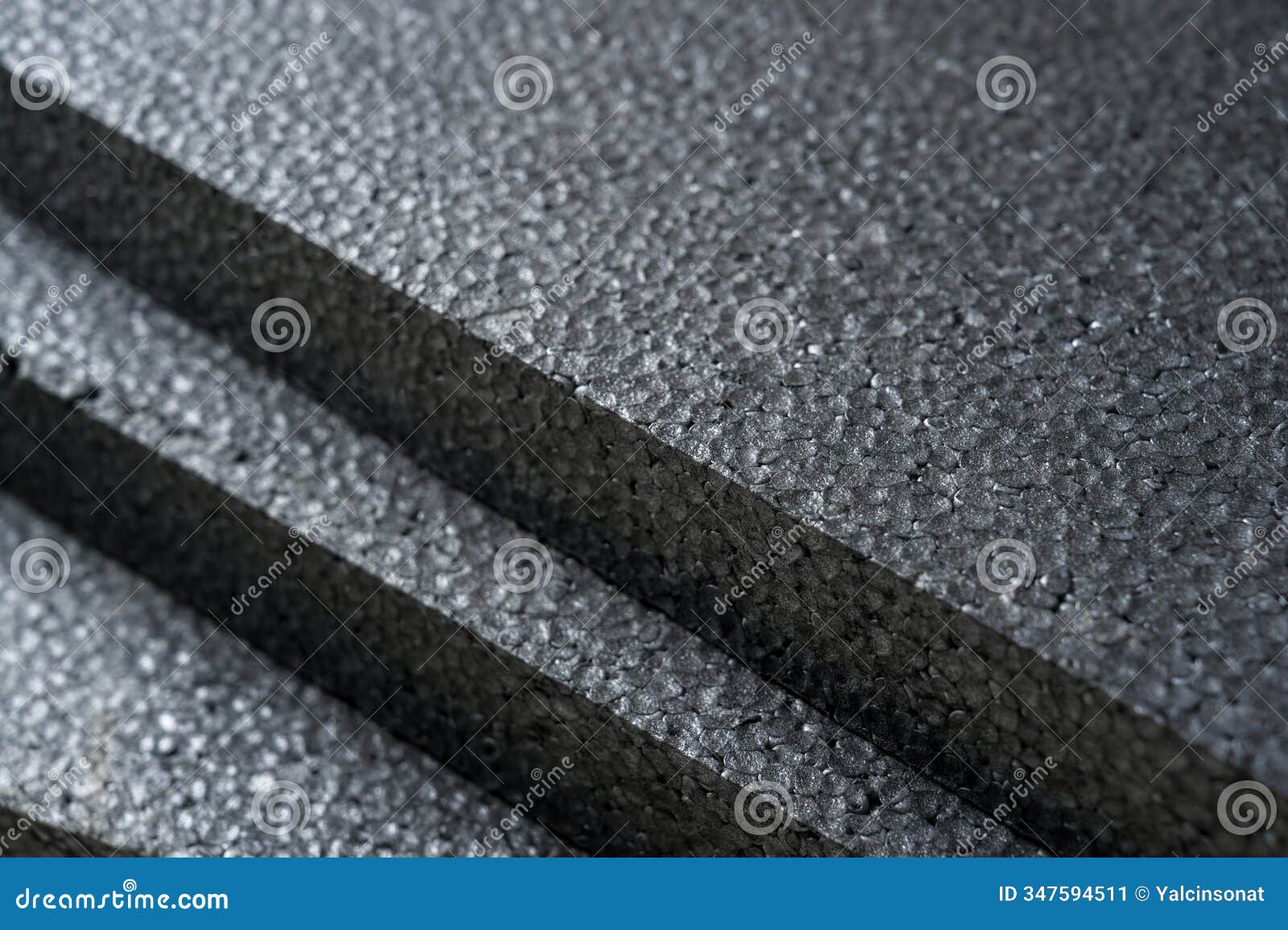 Top View of Grey Thermal Insulation Styrofoam Sheets Stacked on Top of ...