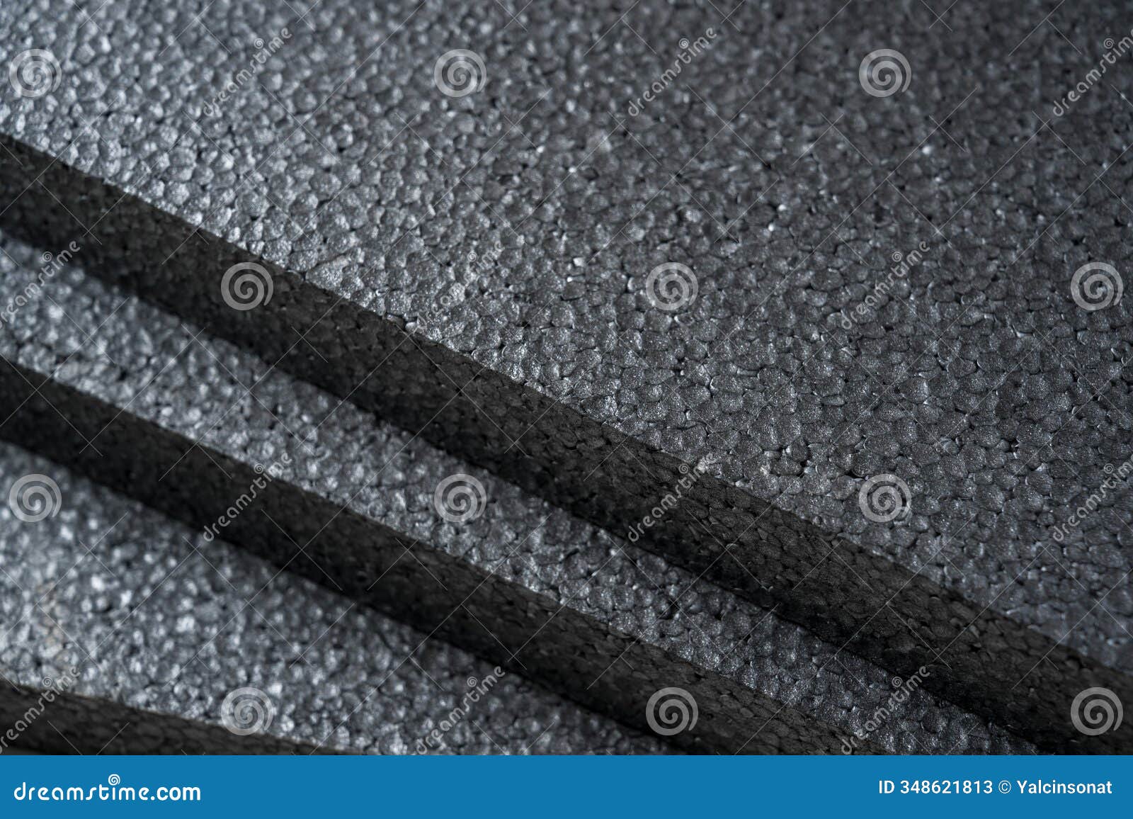 Top View of Grey Thermal Insulation Styrofoam Sheets Stacked on Top of ...