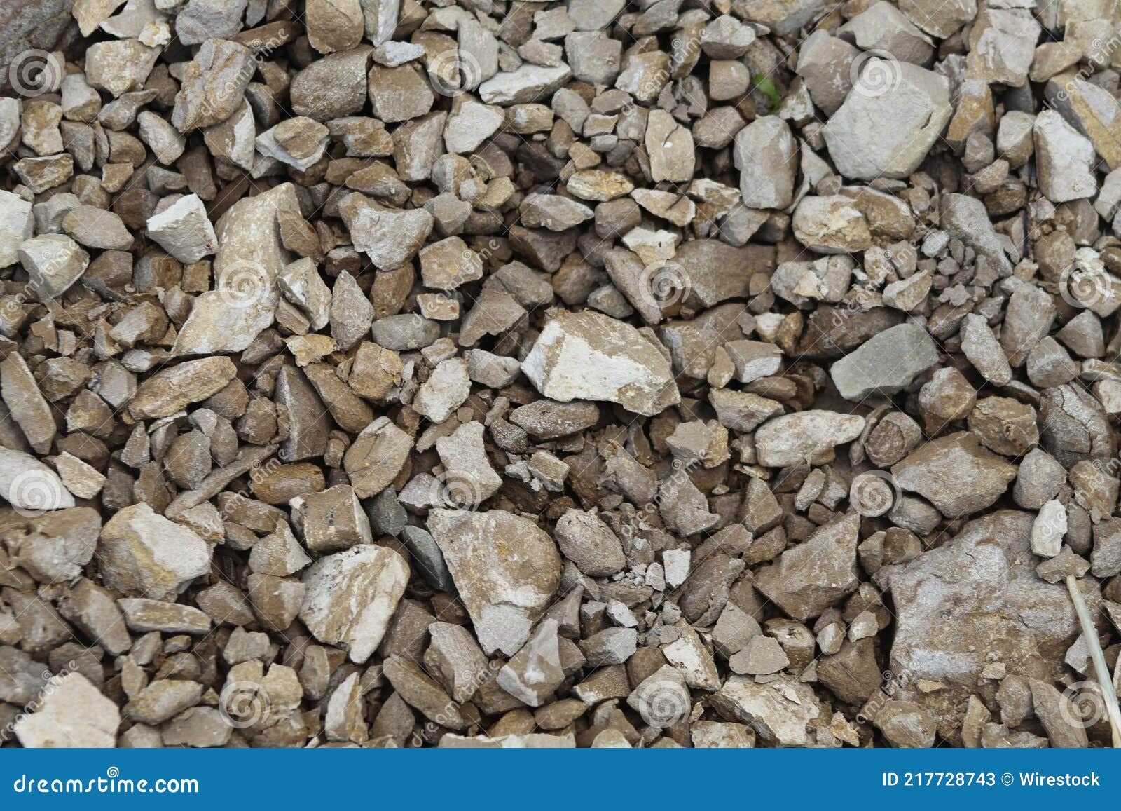 Top View of a Group of Big and Small Stones Stock Image - Image of ...