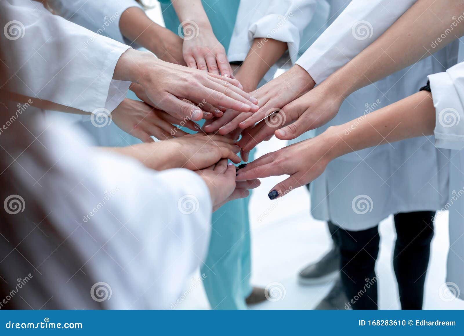 Top View. a Group of Smiling Doctors Pointing at You Stock Photo ... Top View. a Group of Smiling Doctors Pointing at You Stock Photo ...