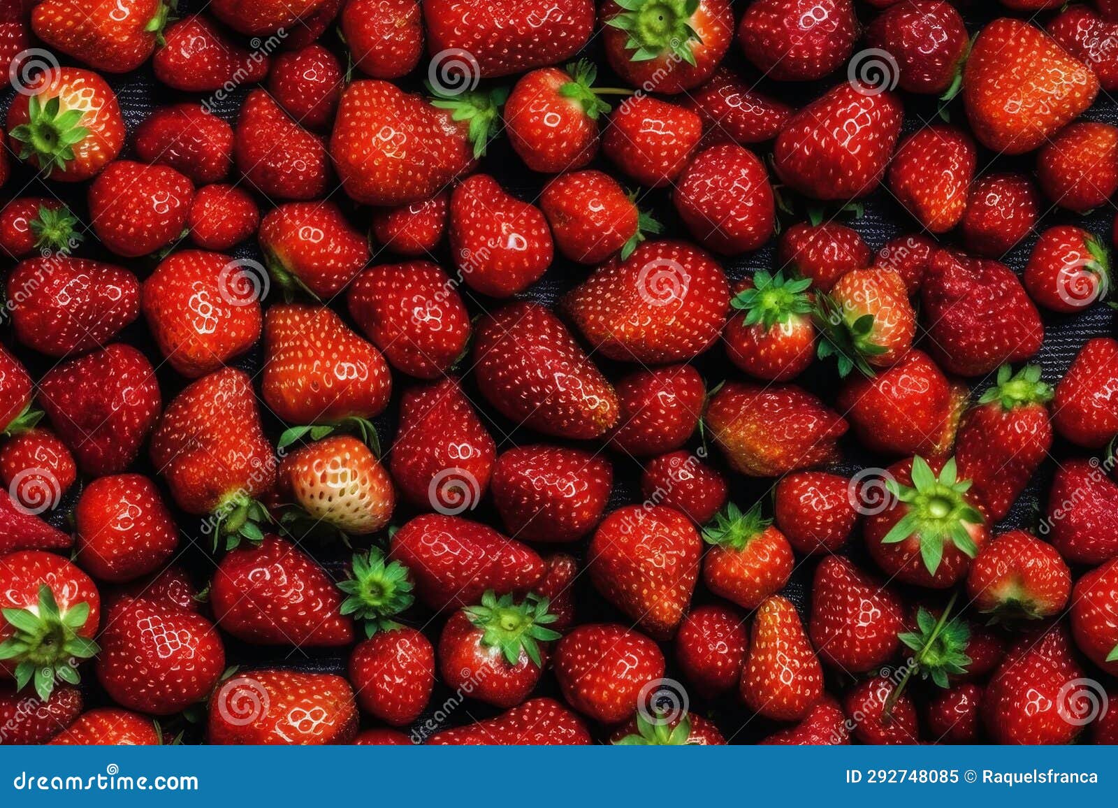 Top View of Group of Strawberries Stock Illustration - Illustration of ...