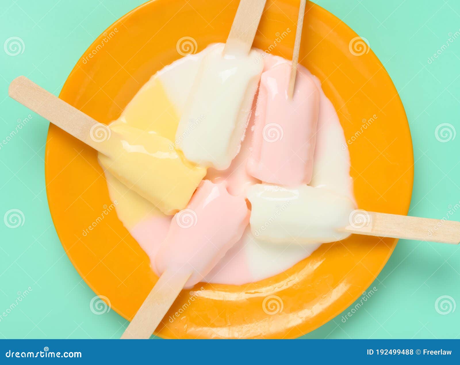 Half Melted Ice Cubes In A Clear Glass Royalty-Free Stock Photo ...