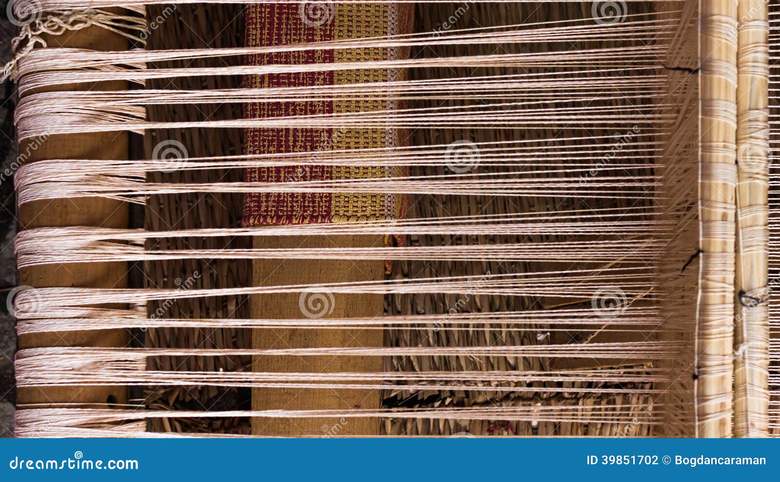 Top view of the hand loom stock photo. Image of tool - 39851702