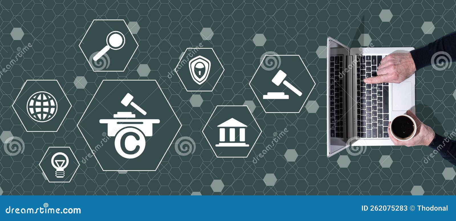 Concept of copyright stock image. Image of patent, technology - 262075283