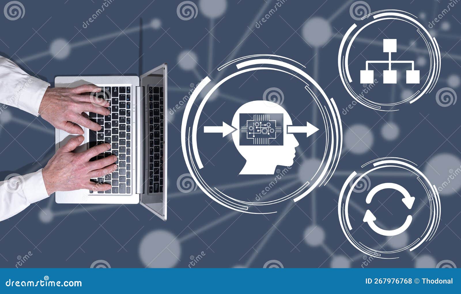 Concept of deep learning stock photo. Image of symbol - 267976768