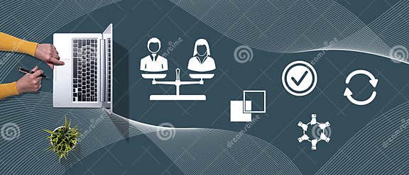 Concept of parity stock photo. Image of balance, scales - 300384828