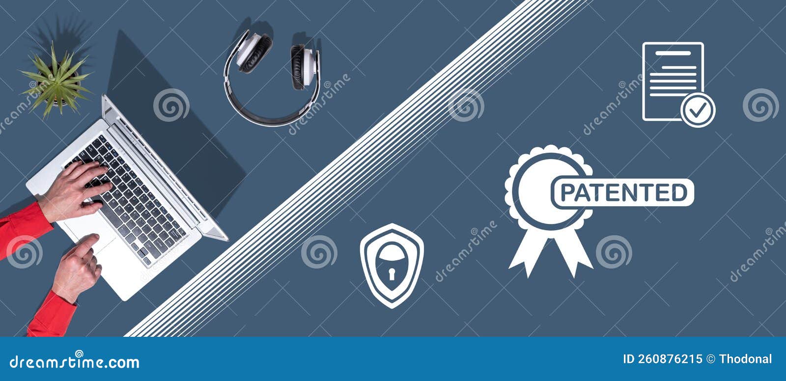 Concept of patent stock image. Image of intellectual - 260876215