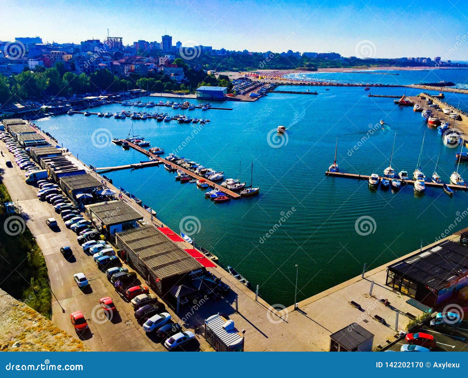 Top view harbor stock photo. Image of water, holliday - 142202170