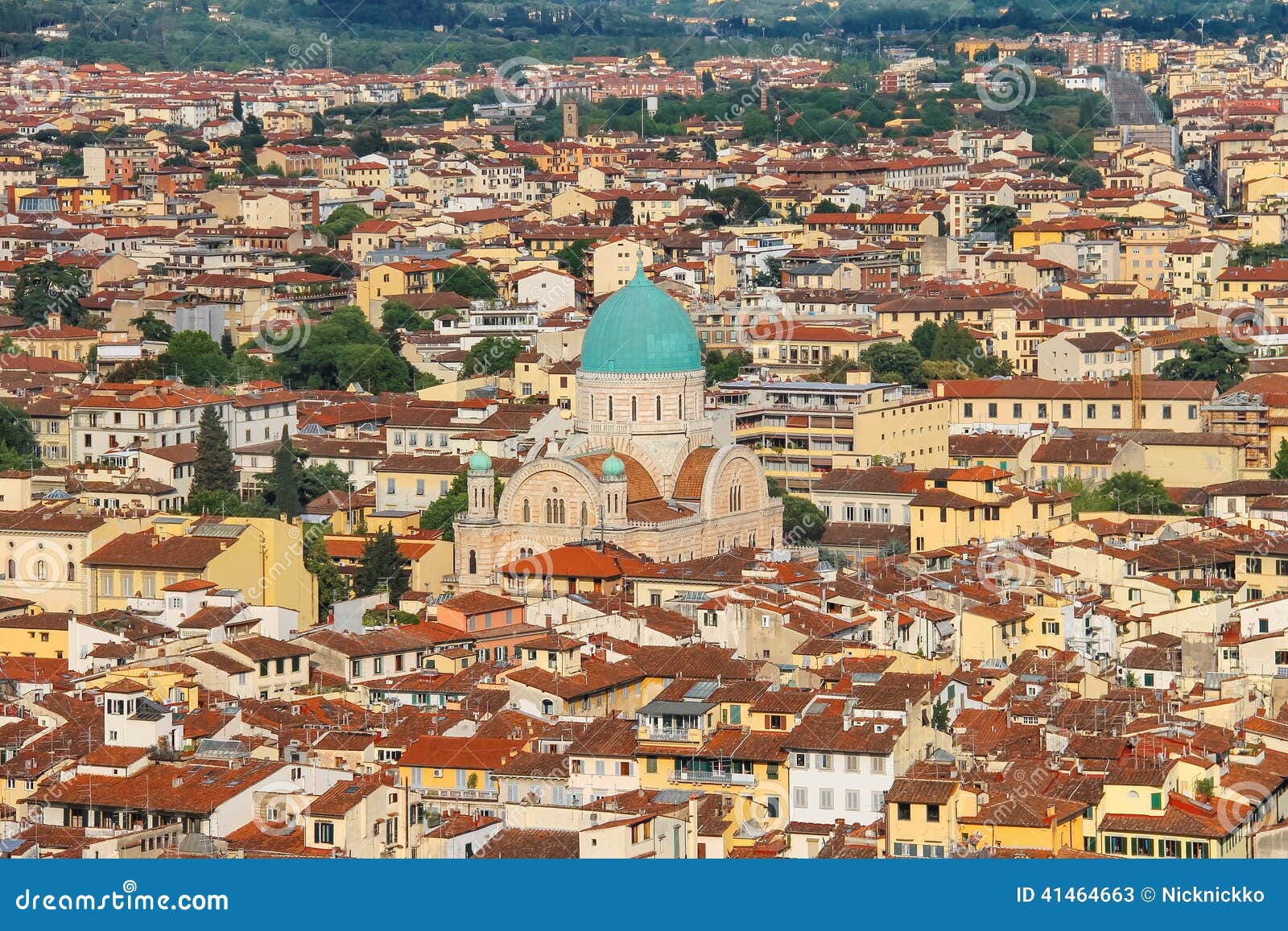 Top View of the Historic Center of Florence Stock Image - Image of ...