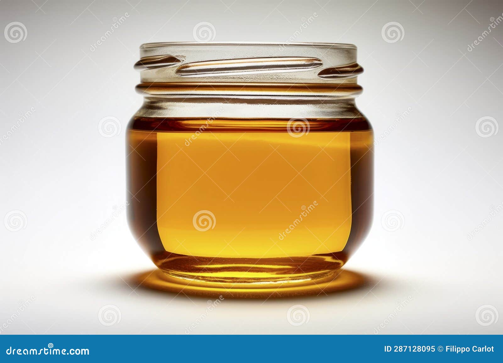 Top View Honey Jar Isolated Stock Illustration - Illustration of ...