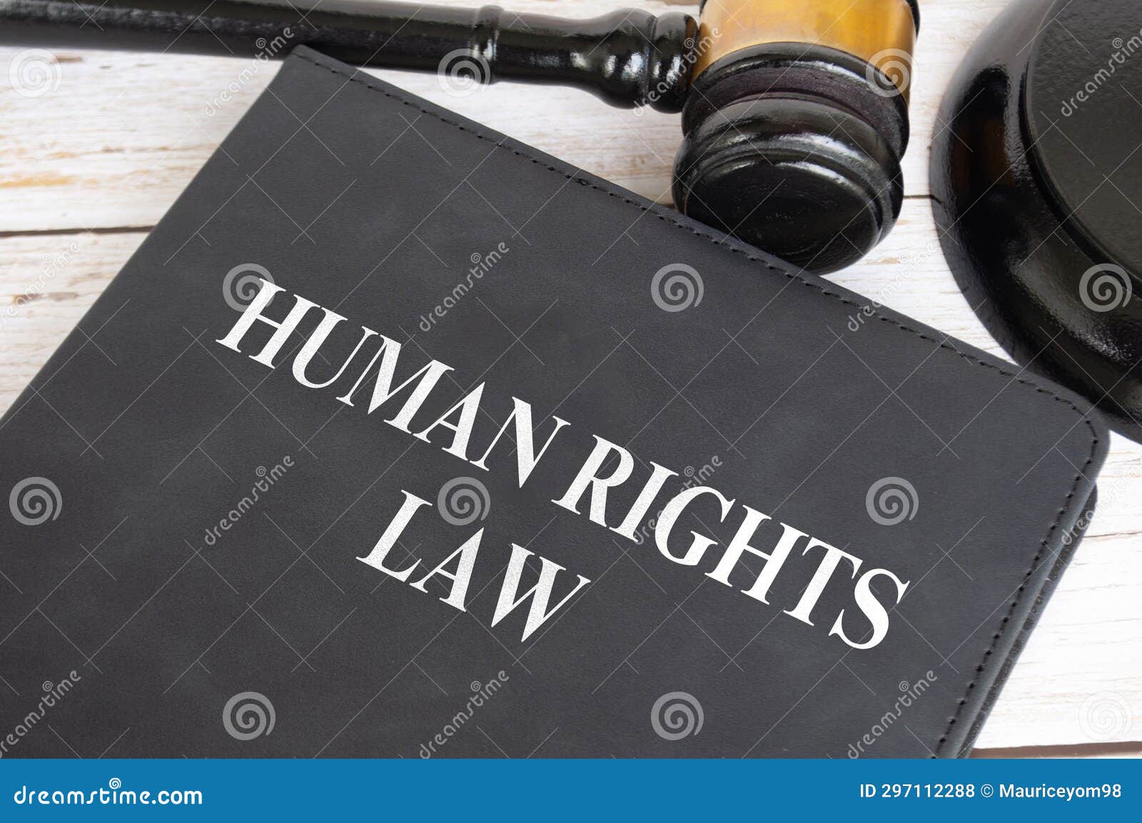 Top View of Human Rights Law Book with Gavel Background. Law Concept ...
