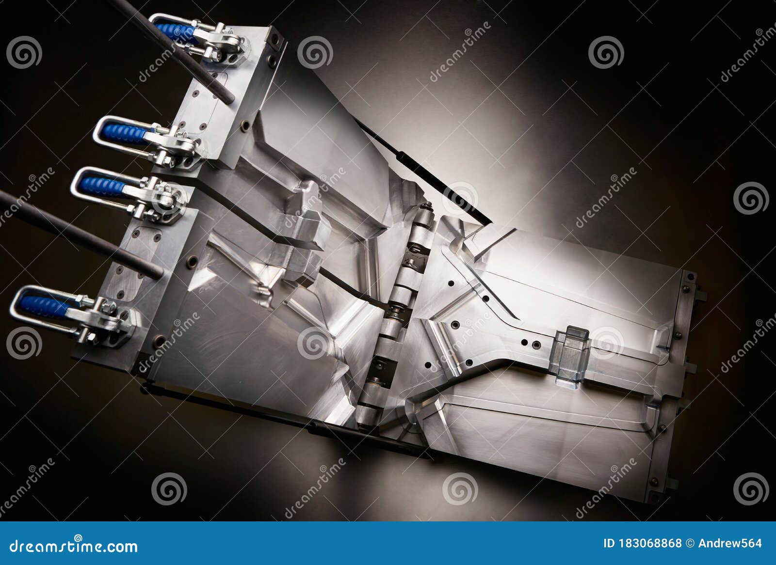 Top View of a Injection Molding Die Stock Photo - Image of precision ...