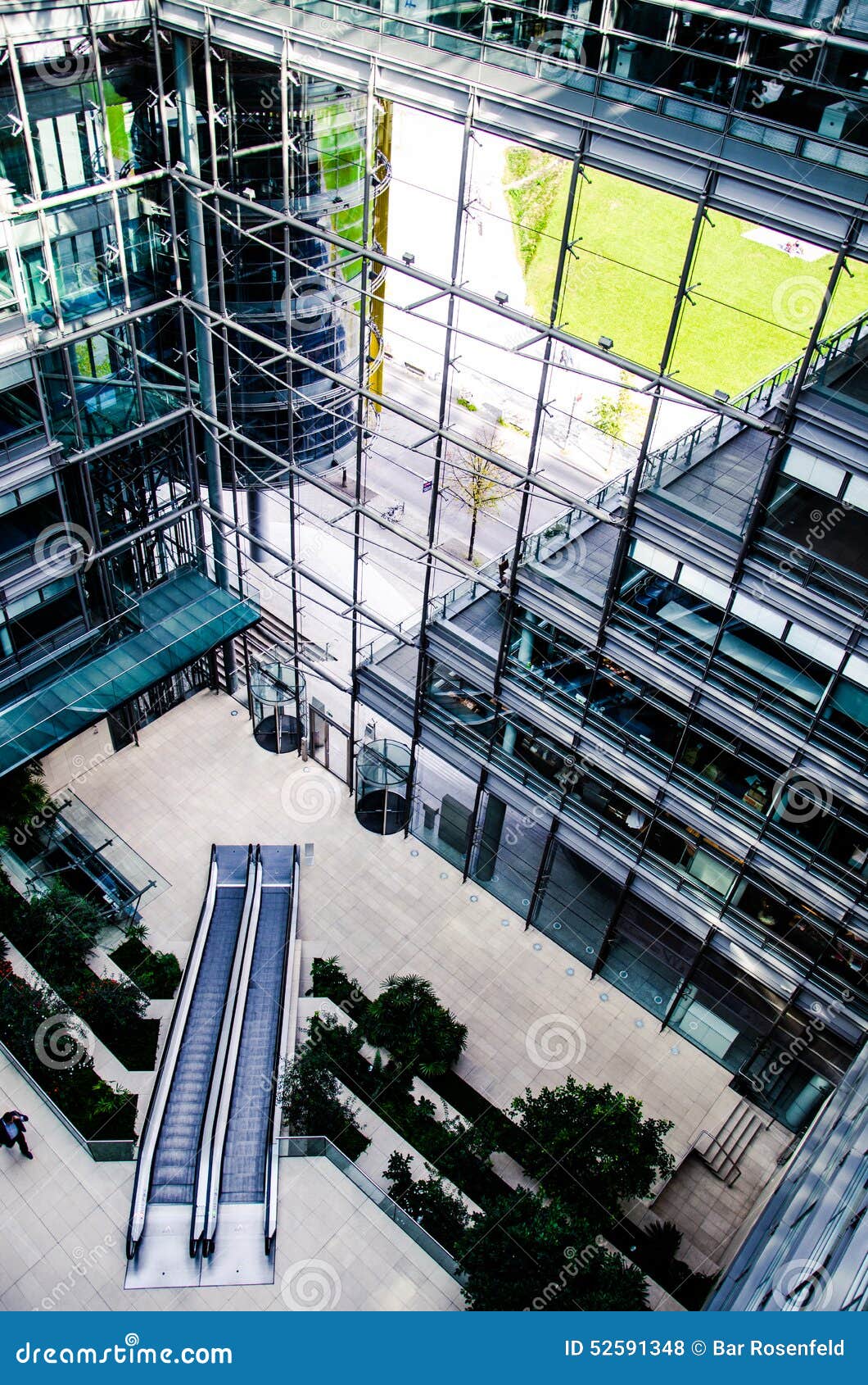 Top View inside a Building stock photo. Image of inside - 52591348