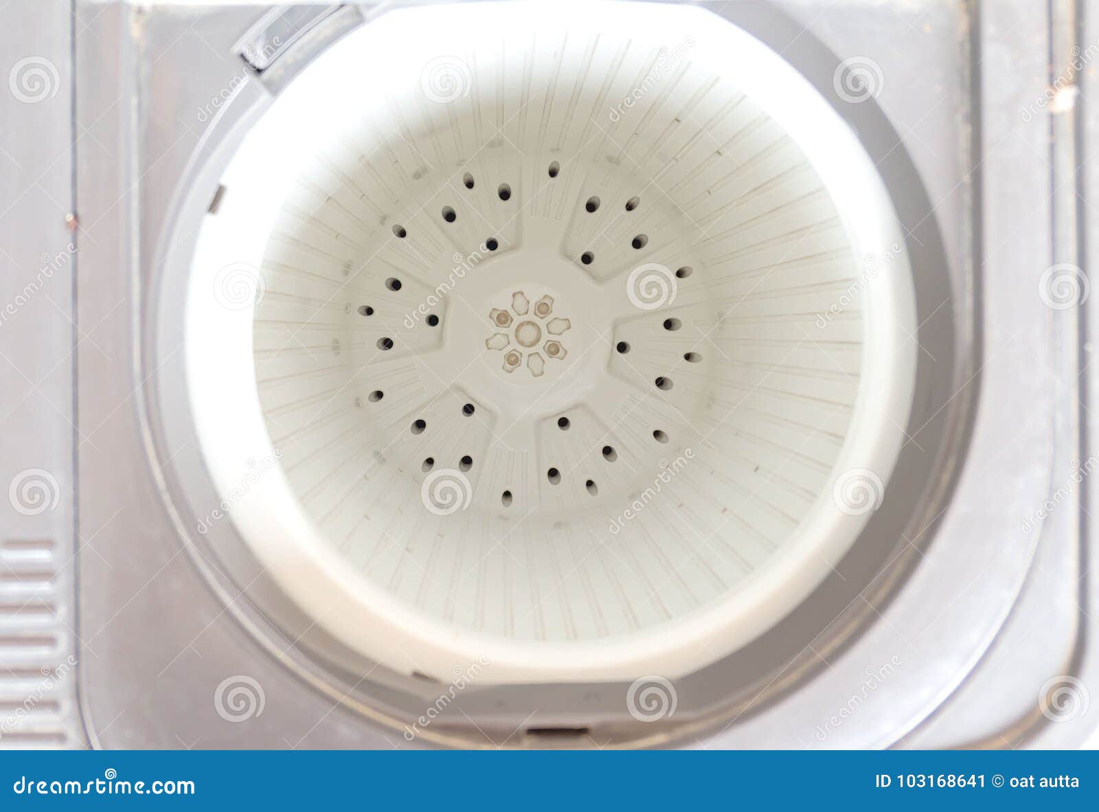 Top View Inside a Washing Machine Stock Image - Image of personal ...