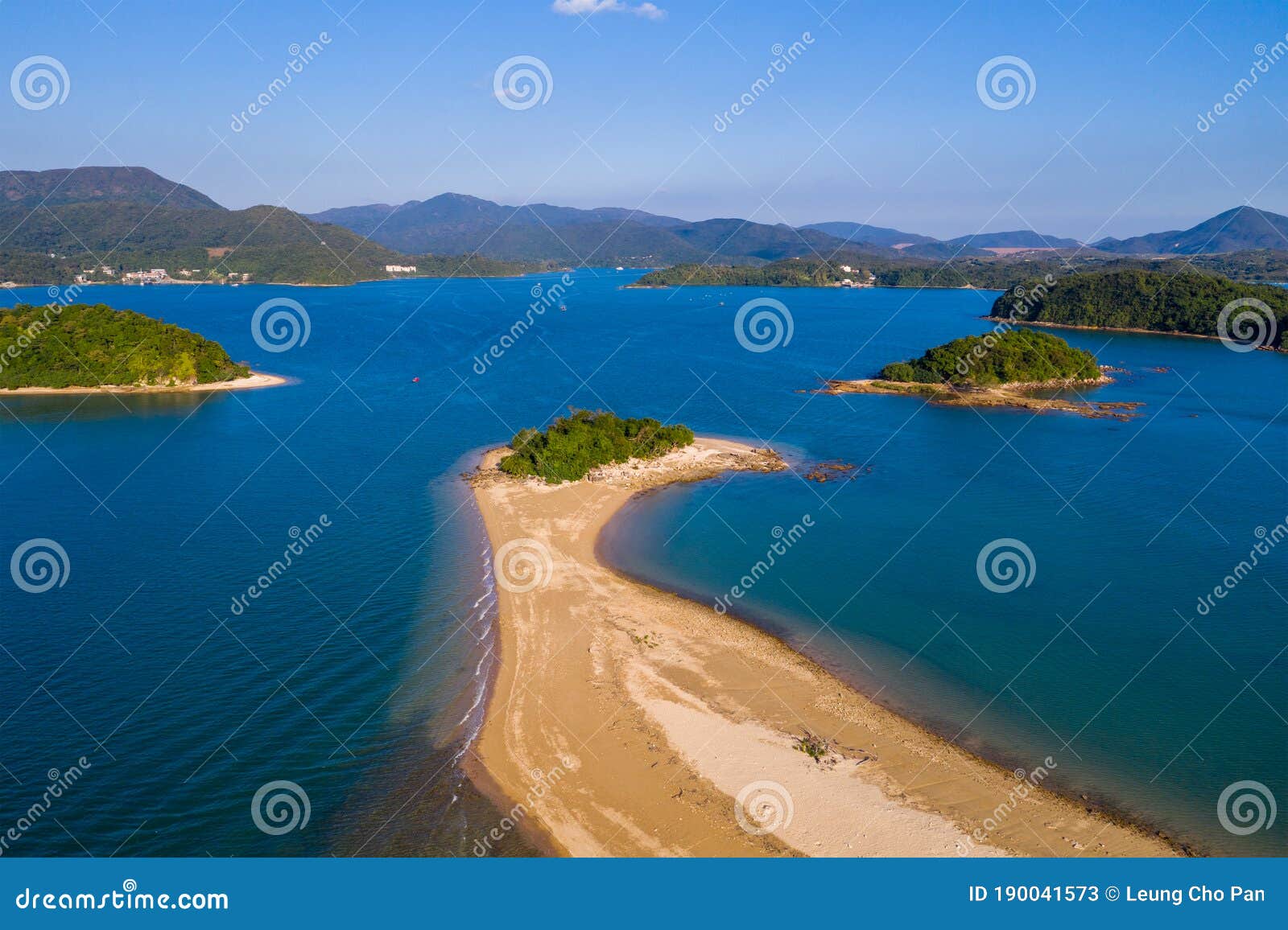 Top view of island stock image. Image of countryside - 190041573
