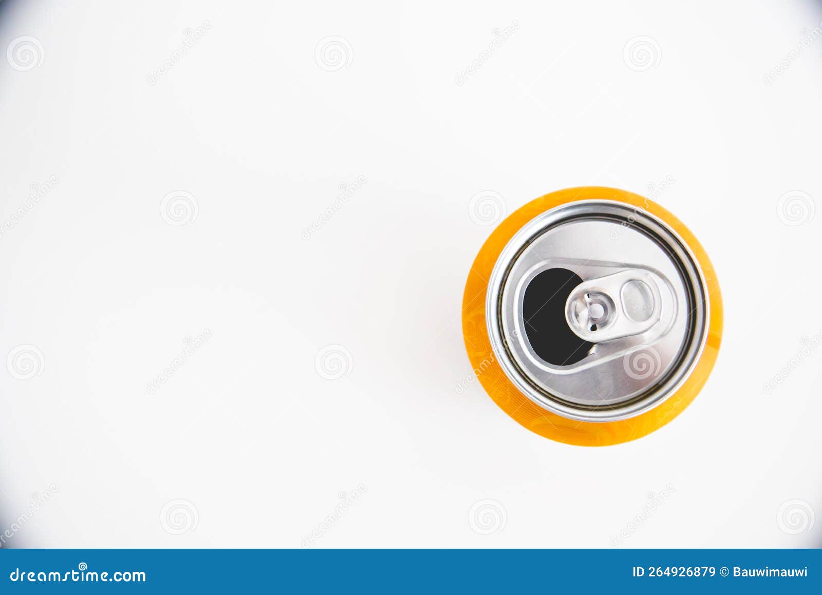 Top View of Isolated Soda or Beer Can Stock Image - Image of beer ...