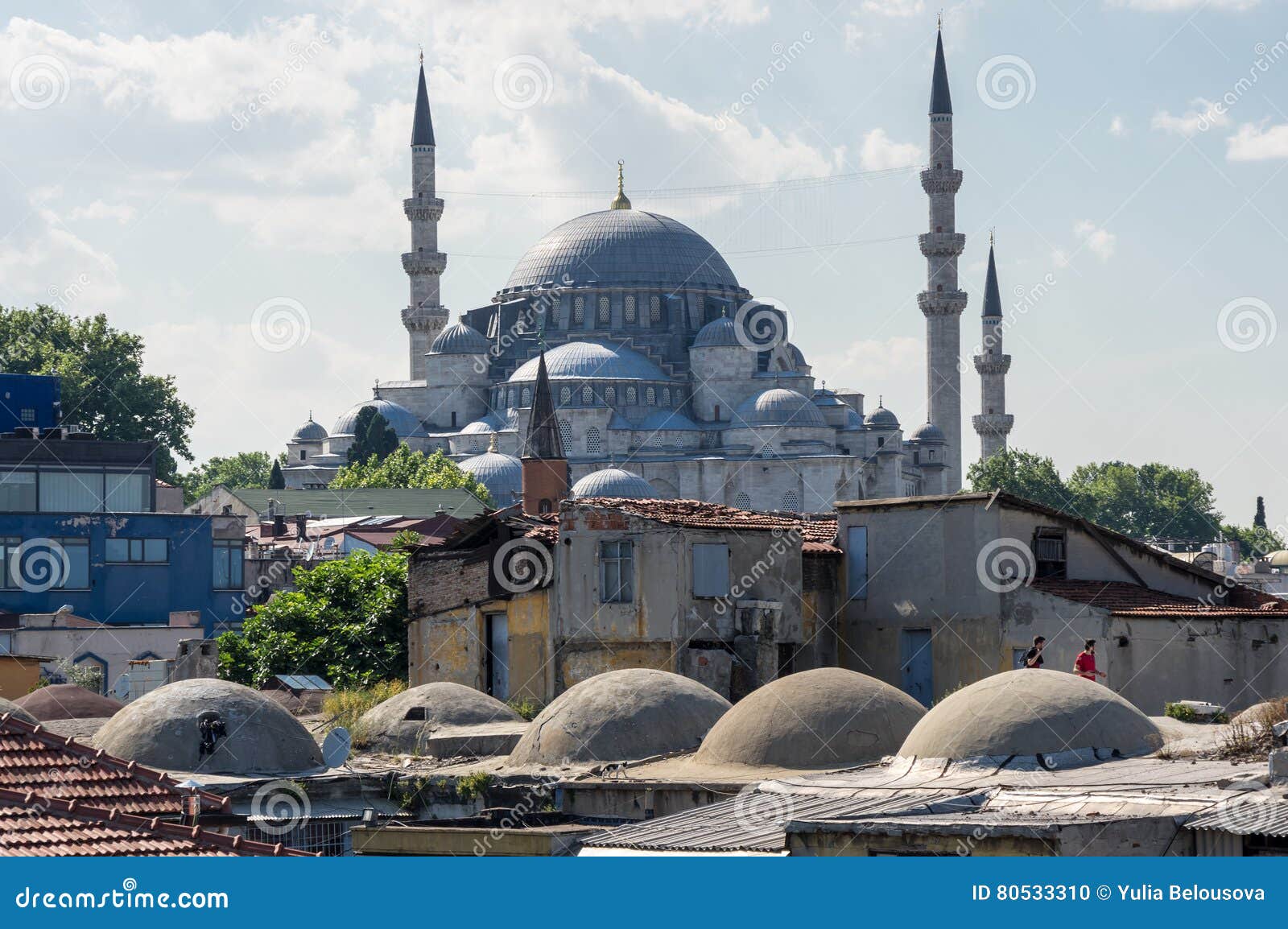 Top view of Istanbul stock photo. Image of ottoman, house - 80533310