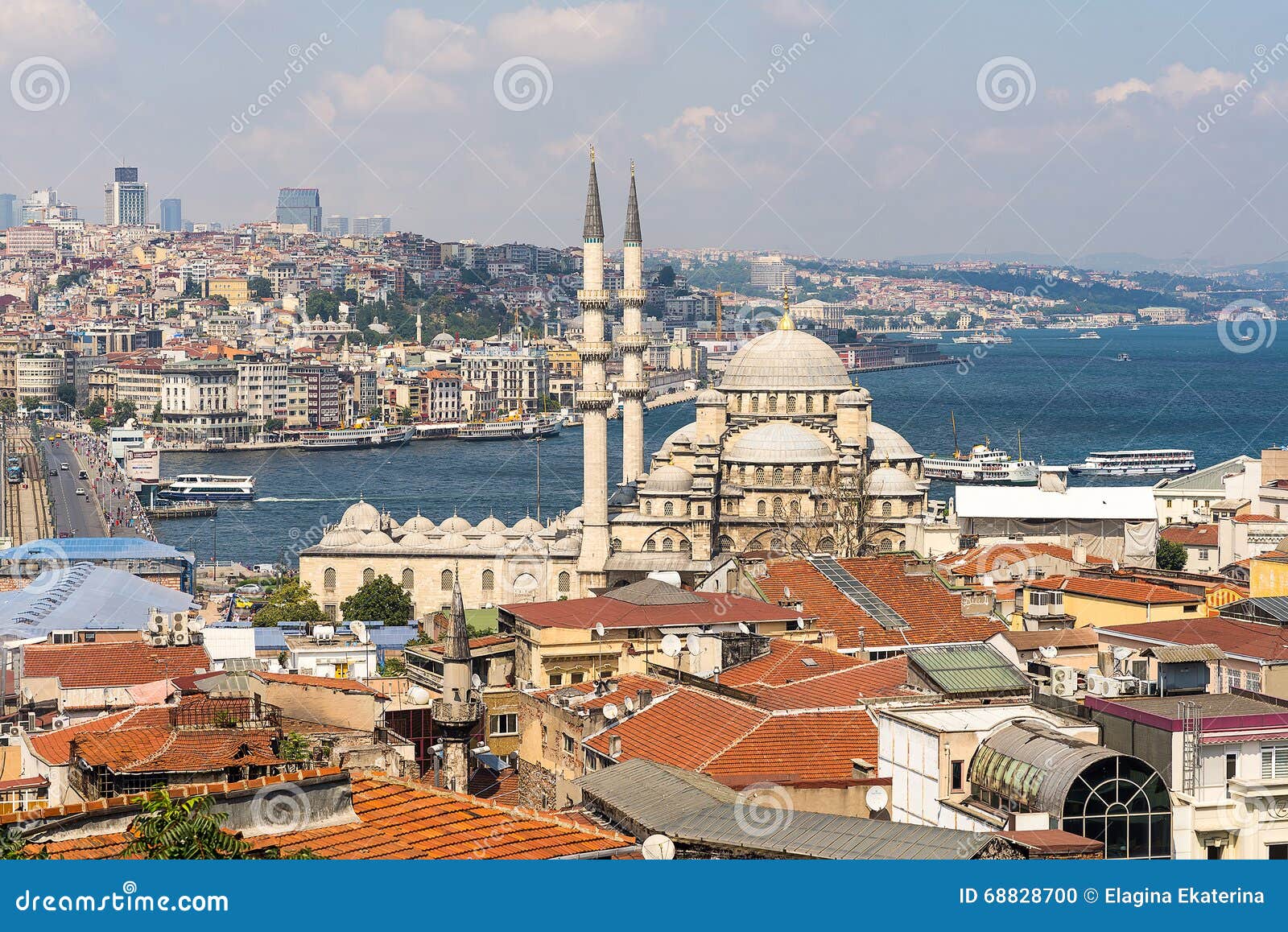 Top View of Istanbul from Roofs Stock Photo - Image of istanbul ...