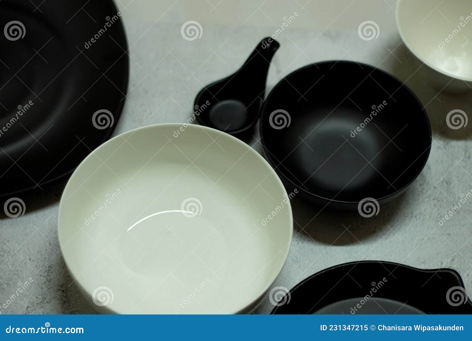 Top view of kitchenware. stock image. Image of wall - 231347215