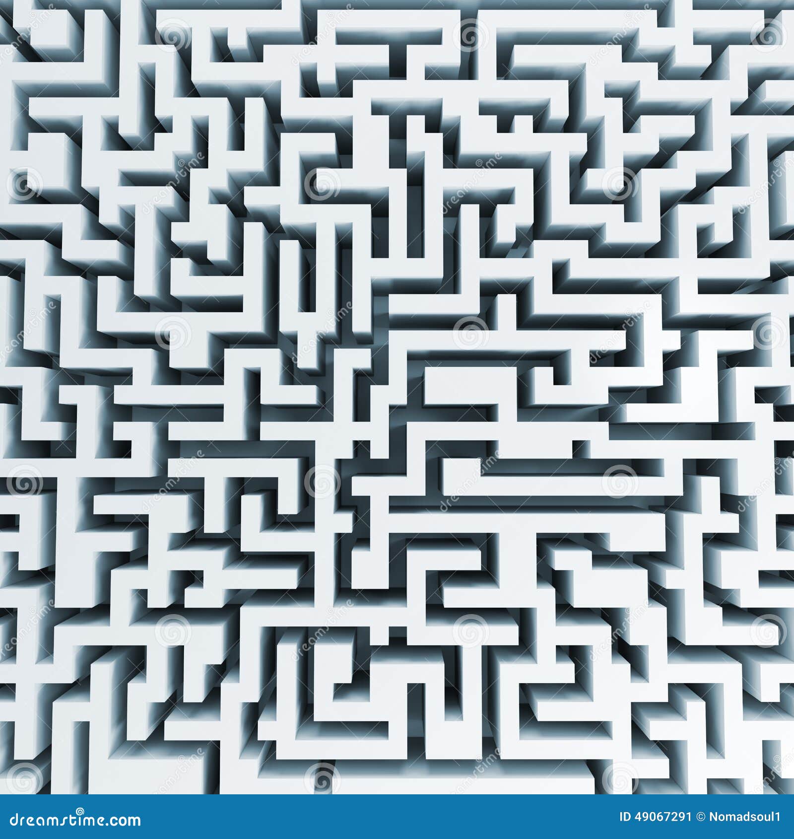 Top view of labyrinth stock illustration. Illustration of metaphor ...