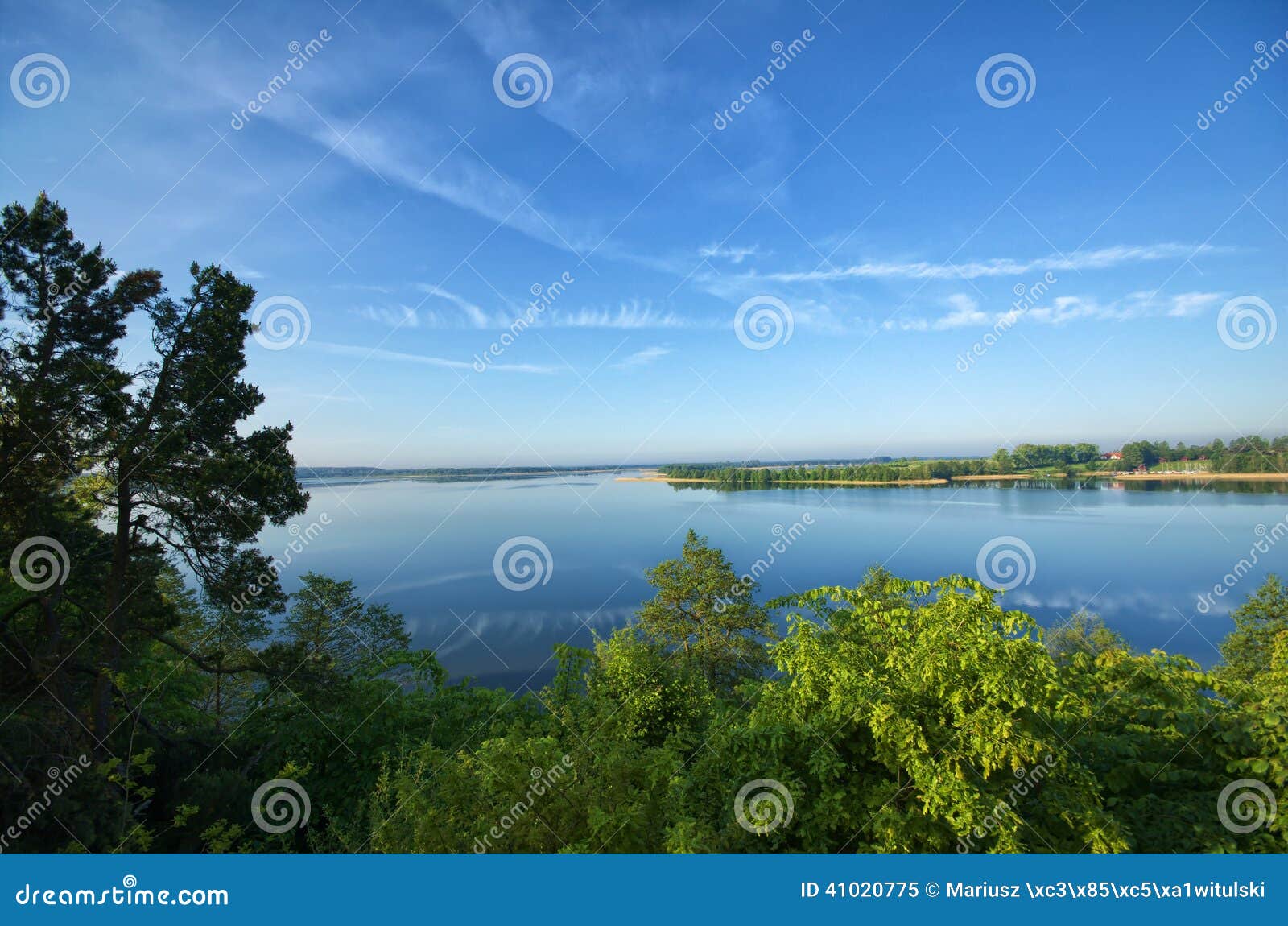Top view of lake stock image. Image of blue, coast, reed - 41020775