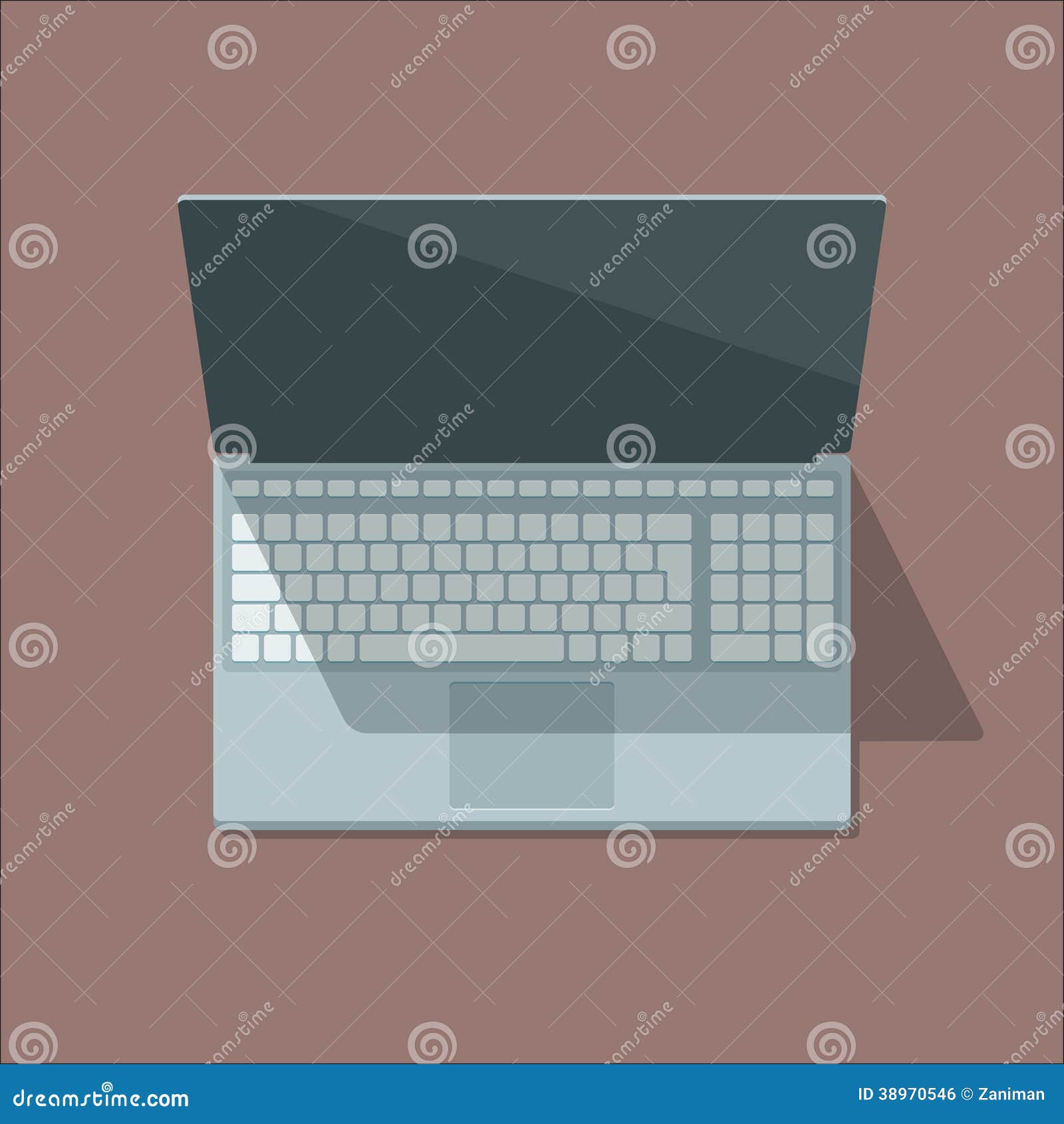 Laptop Illustration Vector Work, For Design | CartoonDealer.com #59823728