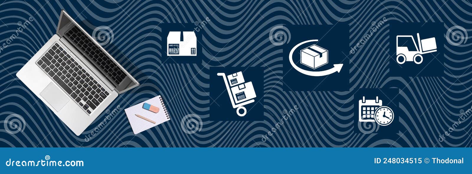 Concept of distribution stock image. Image of vehicle - 248034515