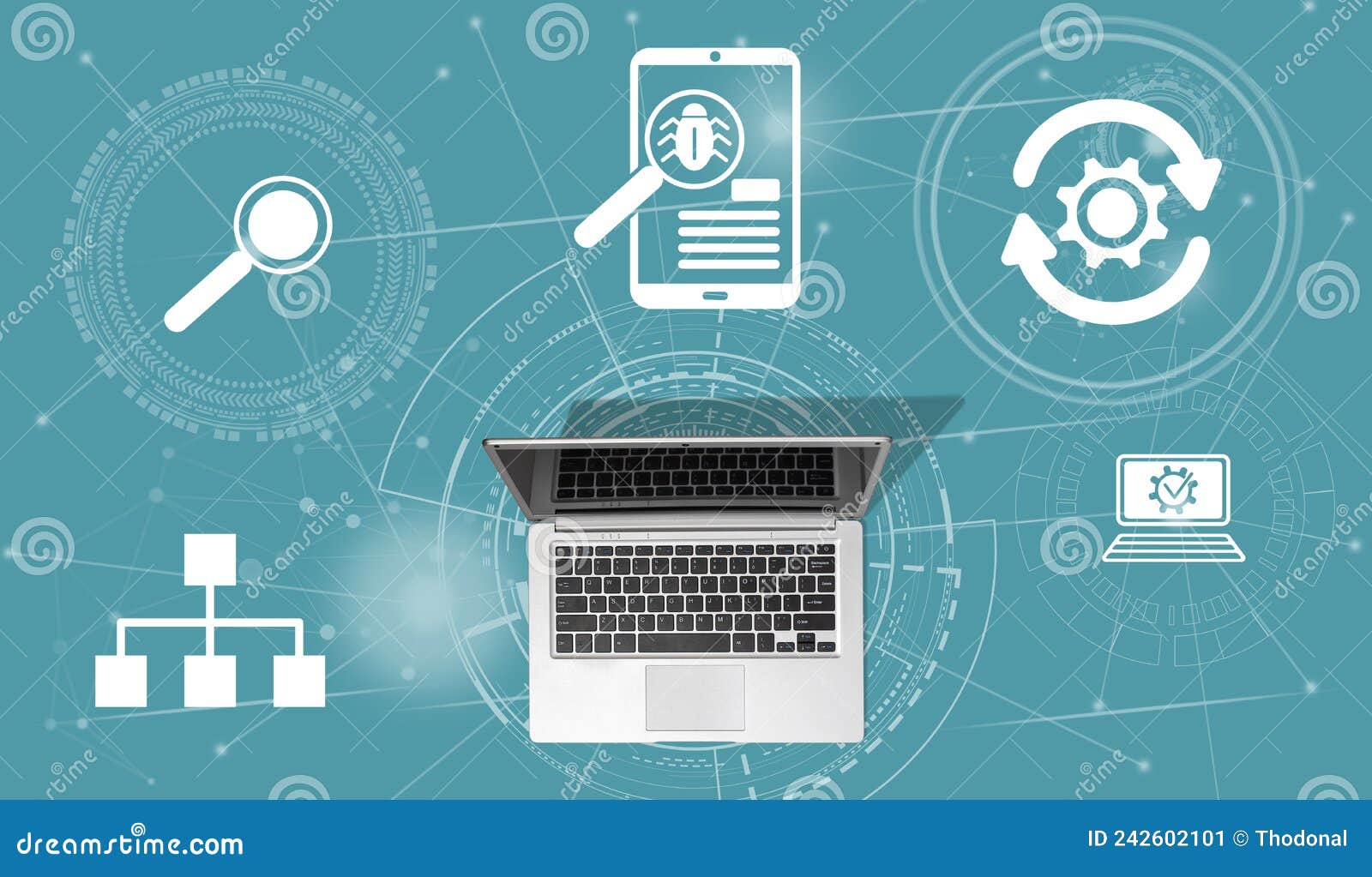 Concept of Software Testing Stock Image - Image of test, analysis ...