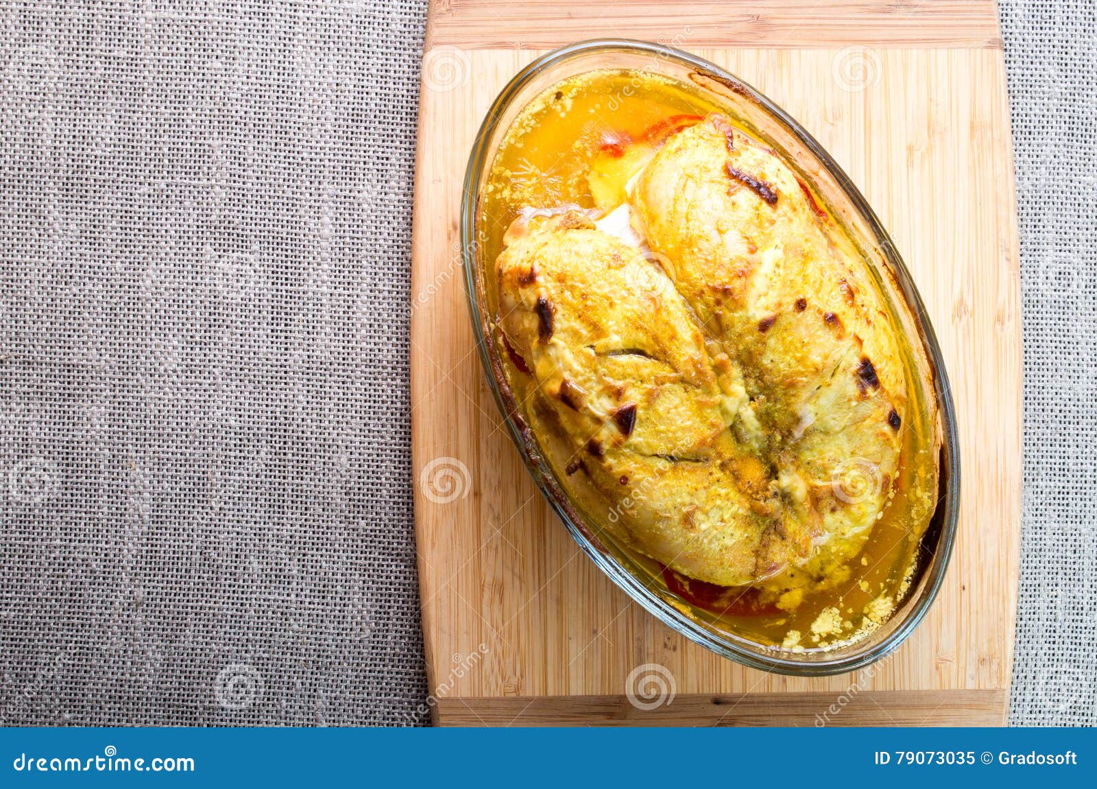 Top View of a Large Piece of Cooked Turkey Stock Image - Image of ...