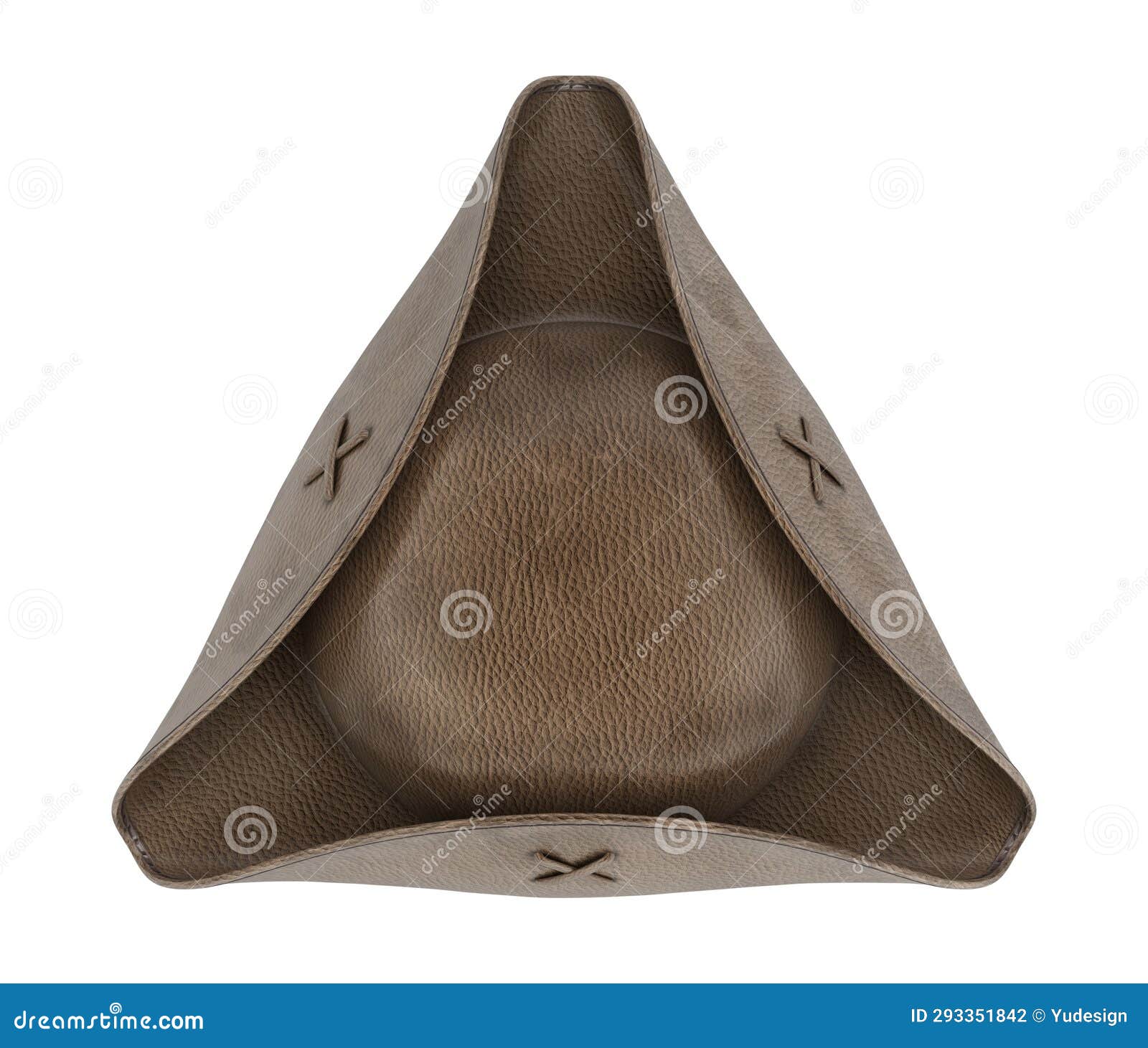 Top View of Leather Pirate Hat Stock Illustration - Illustration of ...
