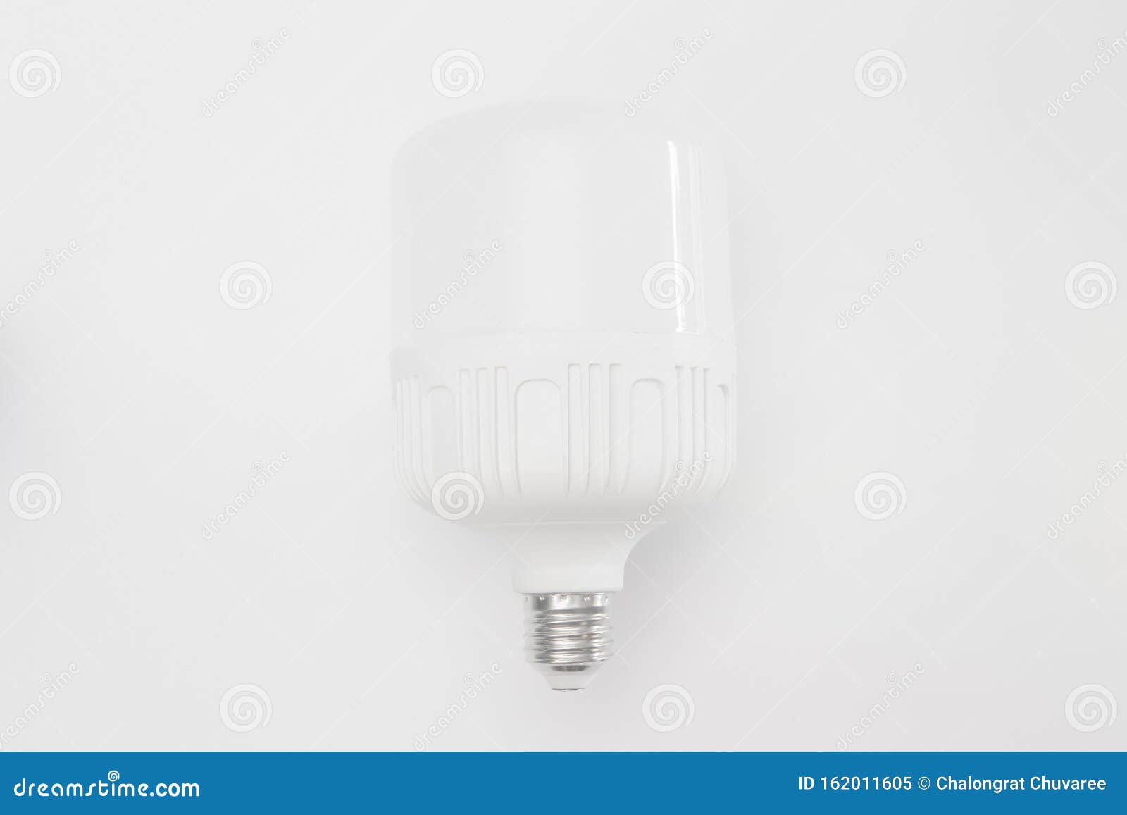 Top View of LED Light Bulb on White Background Stock Image - Image of ...