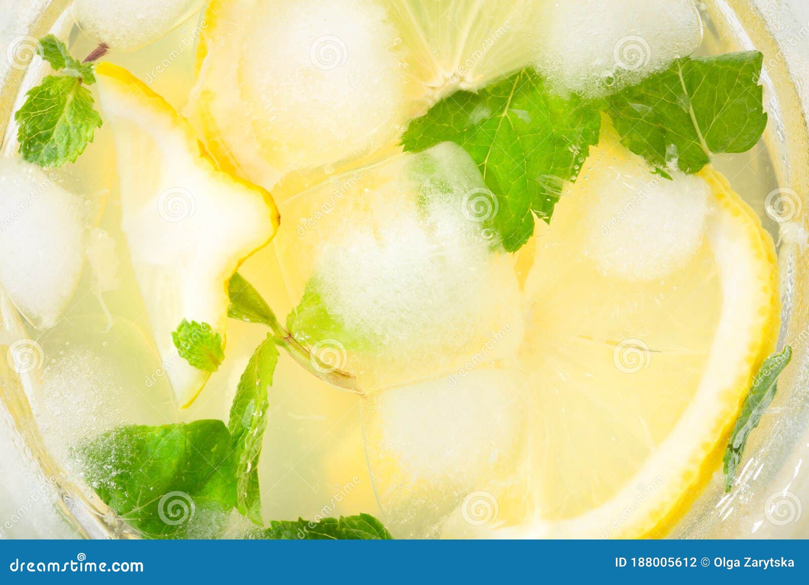 Top view on lemonade. stock photo. Image of fresh, homemade - 188005612