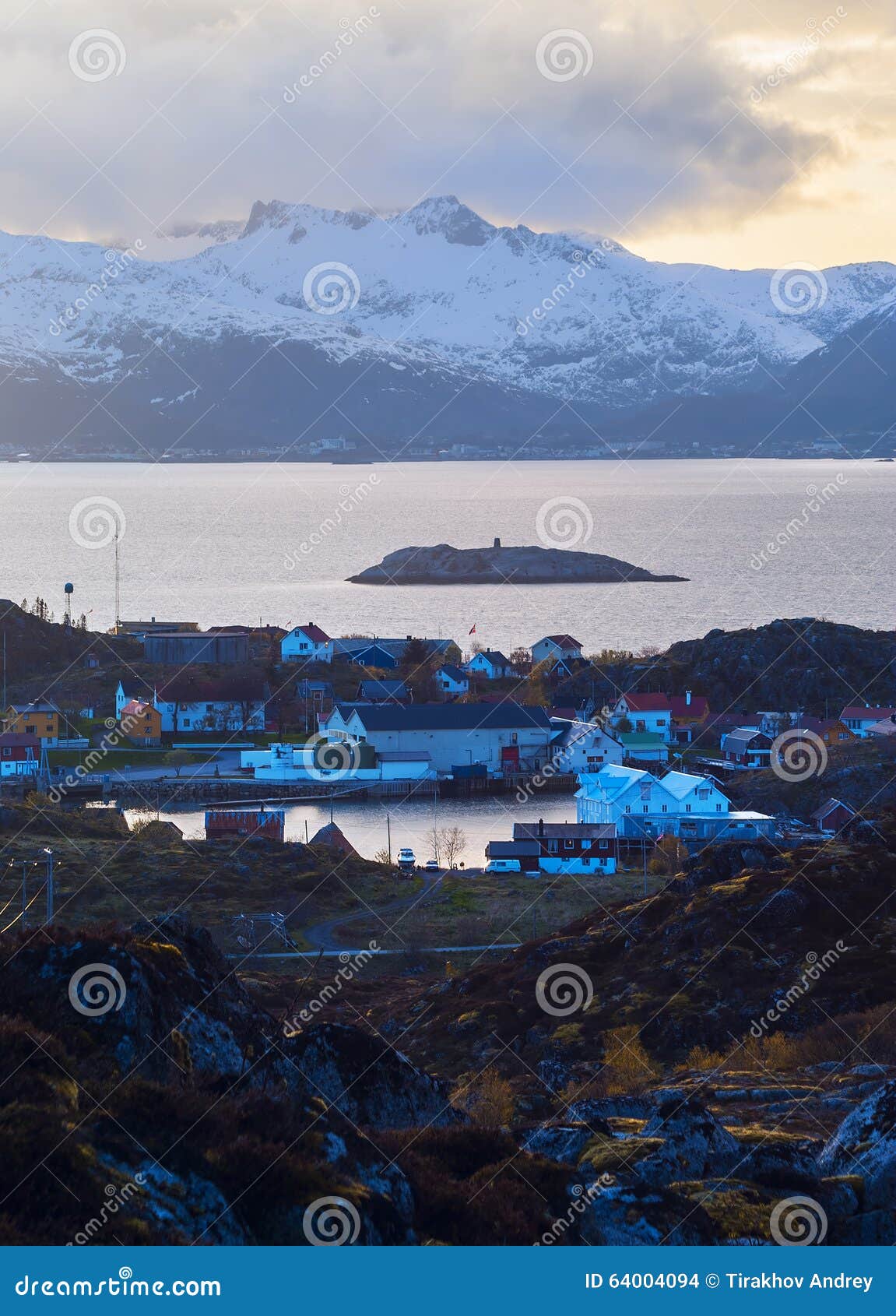Top View of the Lofoten Island Skrova Stock Photo - Image of norway ...