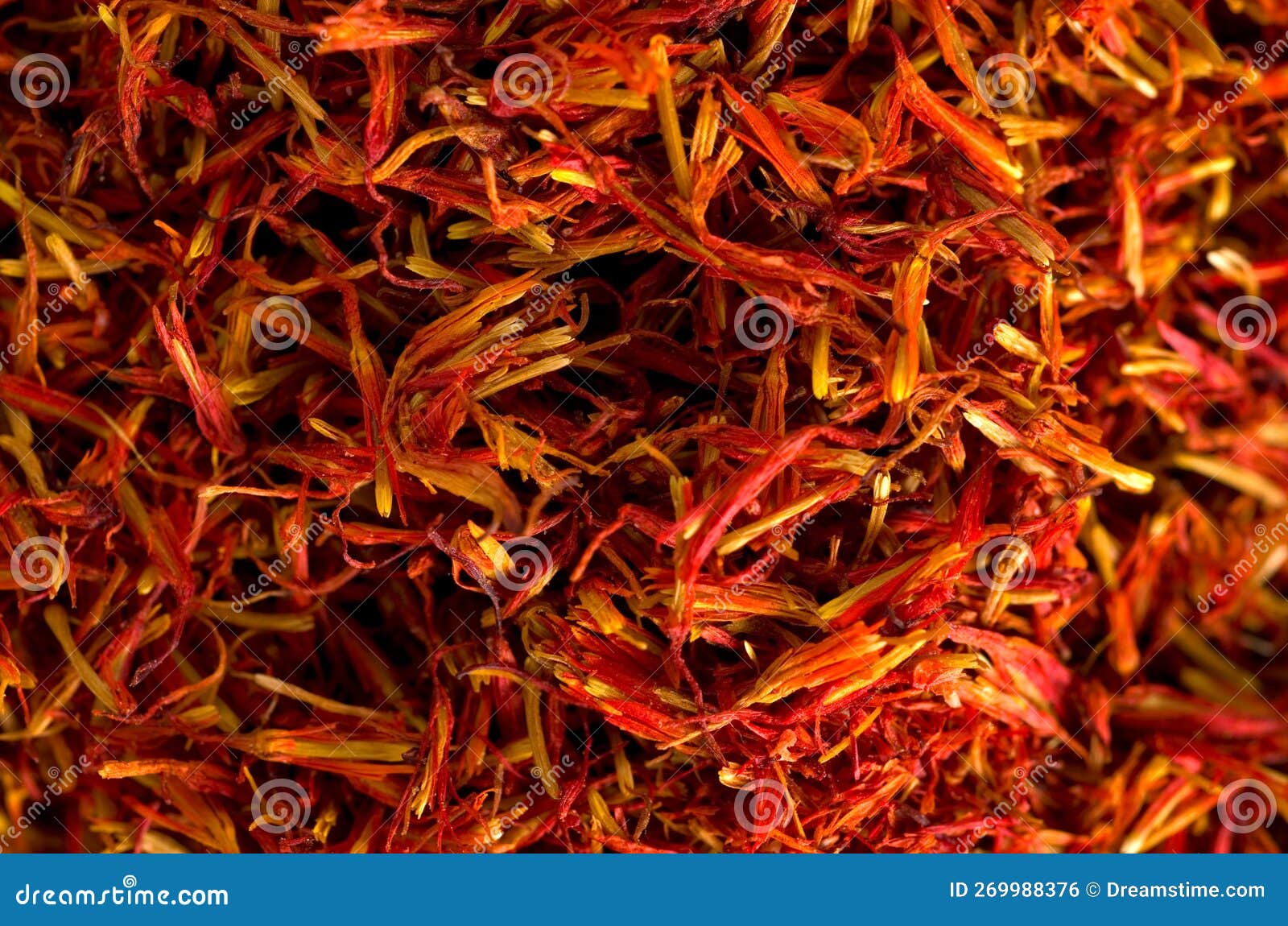 Top View Macro Image of Fresh Saffron Stock Photo - Image of cooking ...
