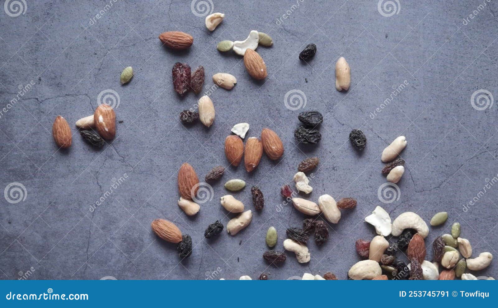 Top View of Many Mixed Nuts Falling on Black Background Stock Video ...