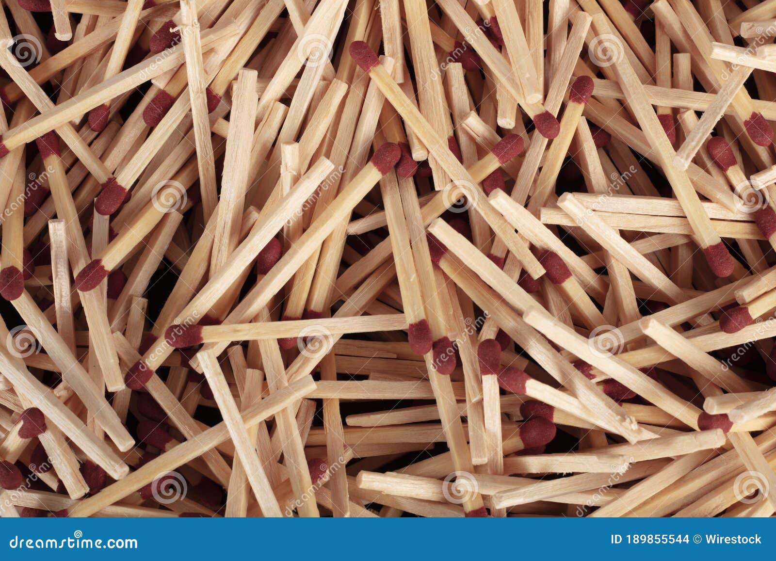Top View Many Red Unused Matchsticks Stock Photo - Image of object ...