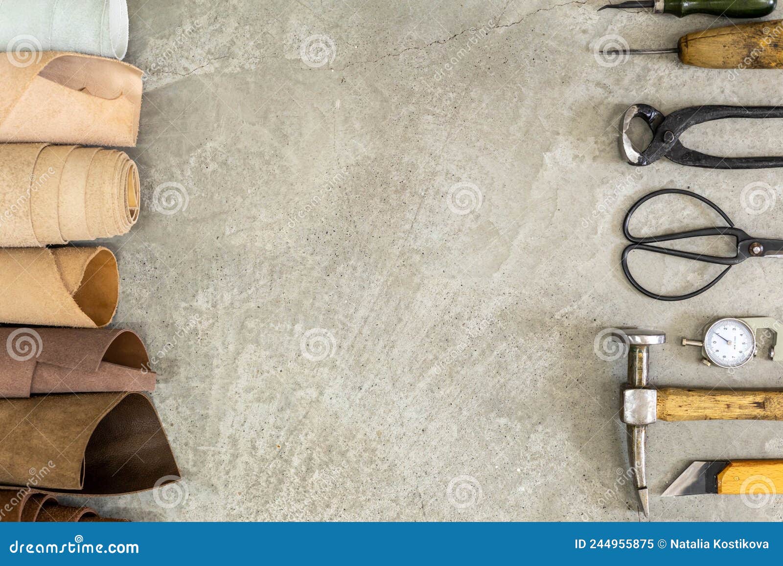 Top View Materials and Instruments on Cutting Mat for Chopping ...